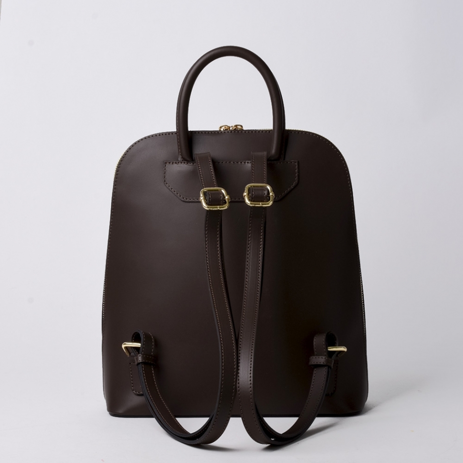 Genuine ruga leather with flap ponyskin. backpack Giorgia Honey Bag by ...